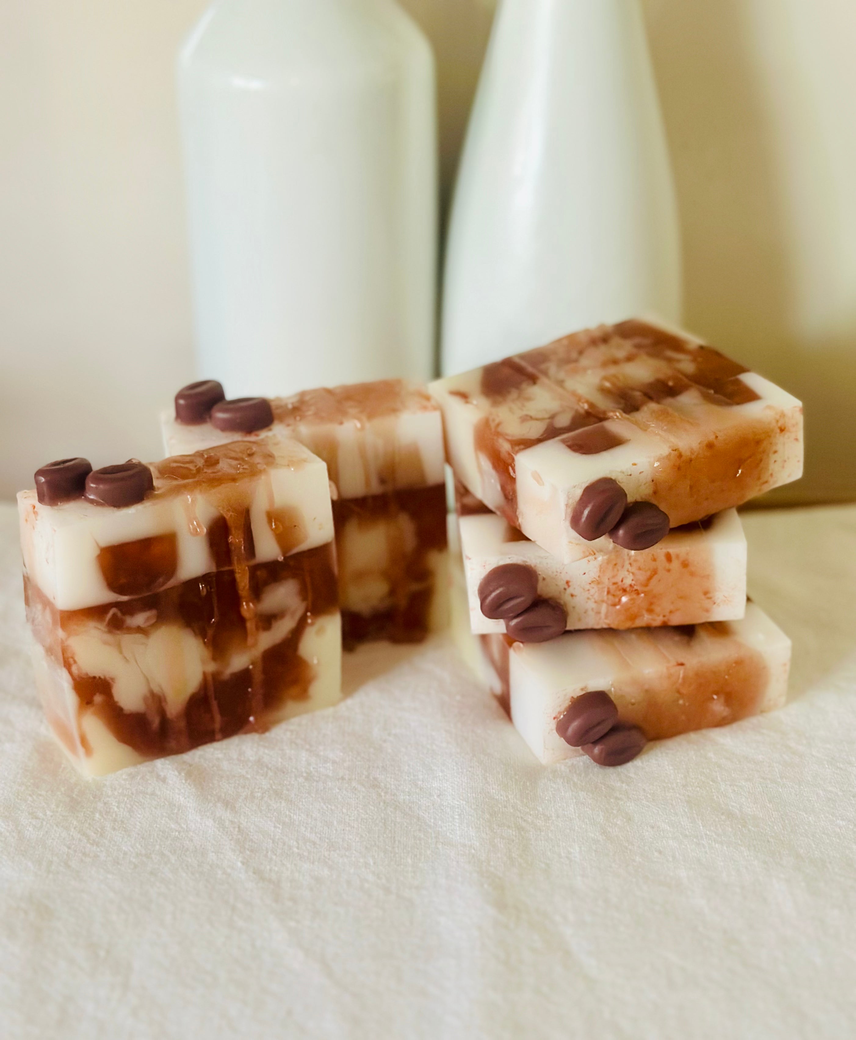 Caramel Kiss Glycerin Soap - Natural Coffee Caramel Soap Australia ...